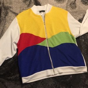Vintage | Jackets & Coats | Vtg 9s Colorblock Jacket | Poshmark
